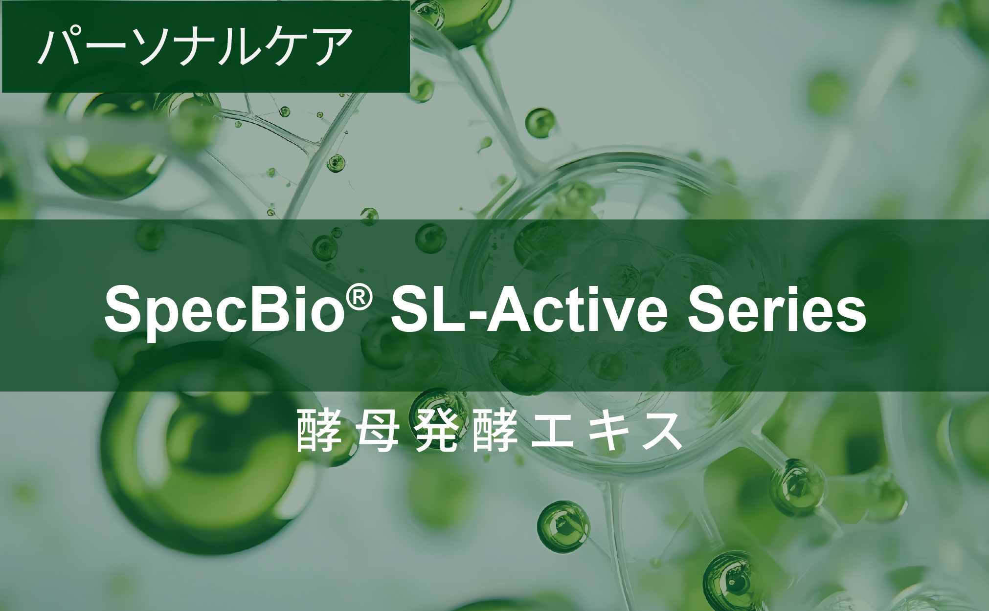 SpecBio®SL-Activeシリーズ（酵母発酵エキス） | スペックケムバイオテクノロジー日本株式会社